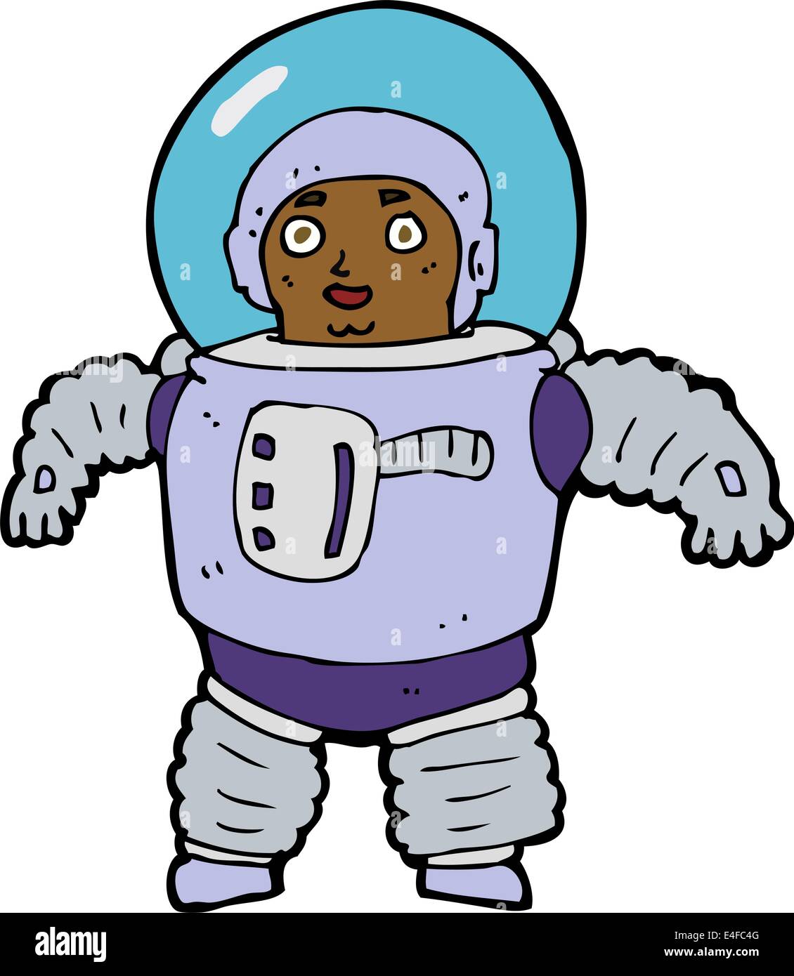 cartoon space man Stock Vector Image & Art - Alamy