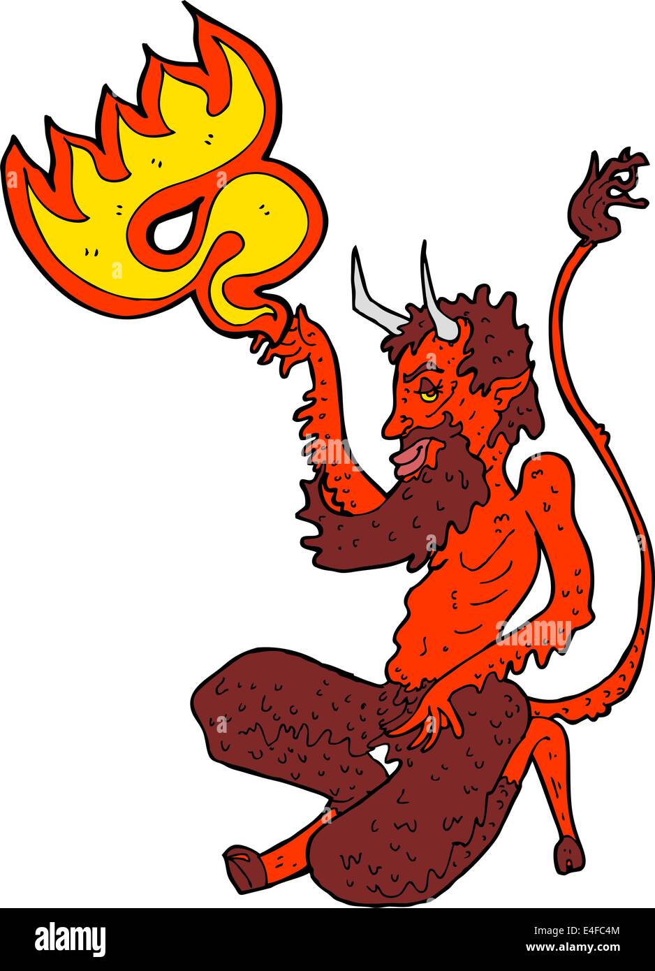 cartoon traditional devil Stock Vector Image & Art - Alamy