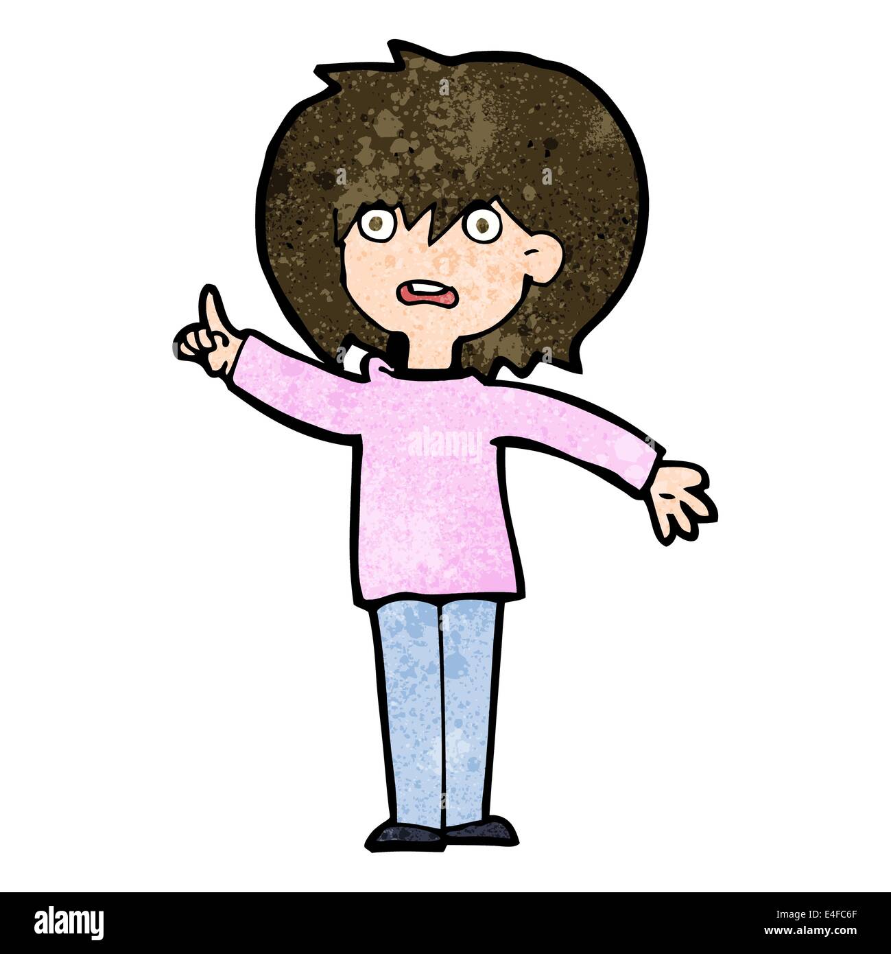 cartoon woman asking question Stock Vector Image & Art - Alamy