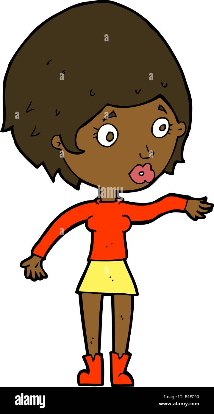 Woman reaching out Stock Vector Images - Alamy