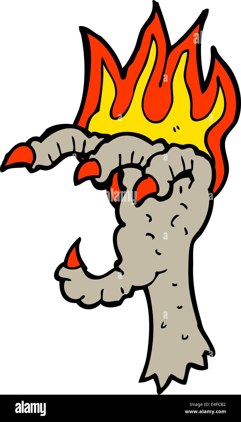 cartoon spooky claw Stock Vector Image & Art - Alamy