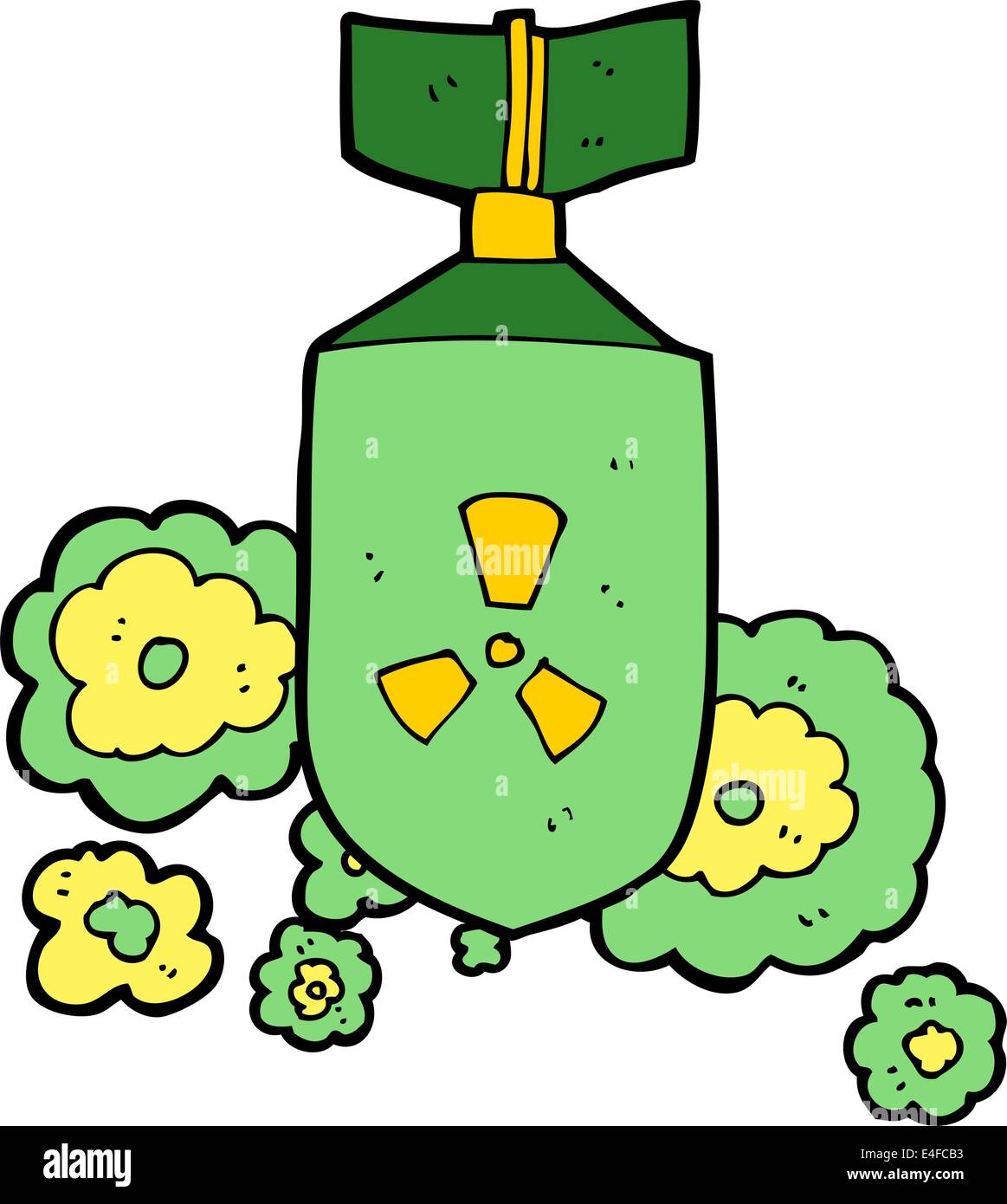 cartoon nuclear bomb Stock Vector Image & Art - Alamy
