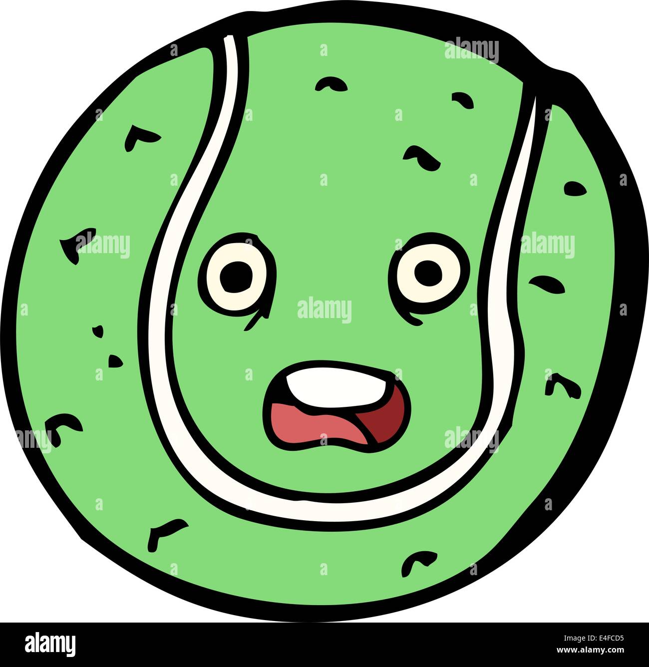 cartoon tennis ball Stock Vector Image & Art - Alamy