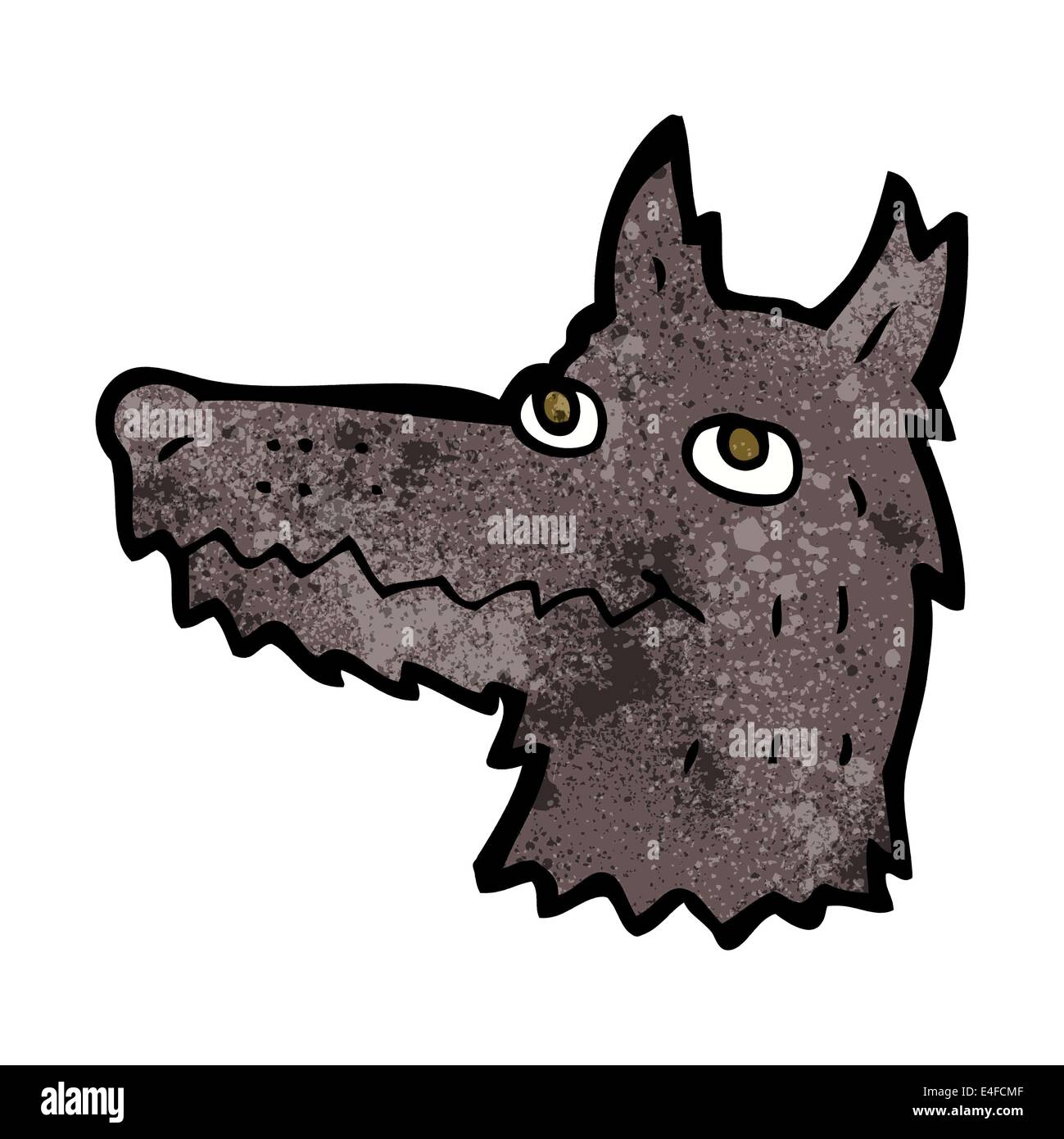 cartoon wolf head Stock Vector Image & Art - Alamy