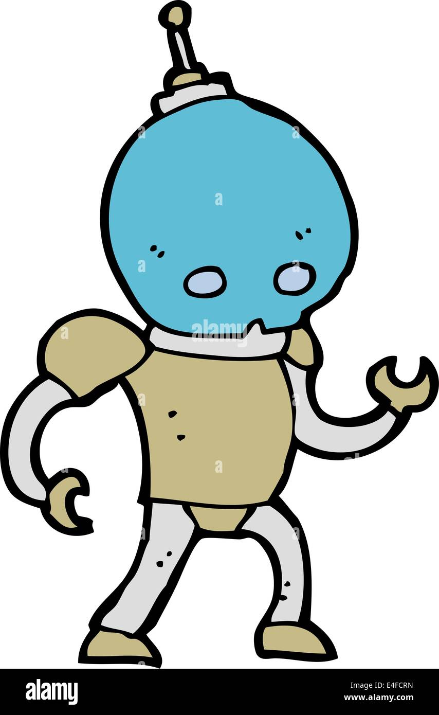 cartoon alien robot Stock Vector Image & Art - Alamy