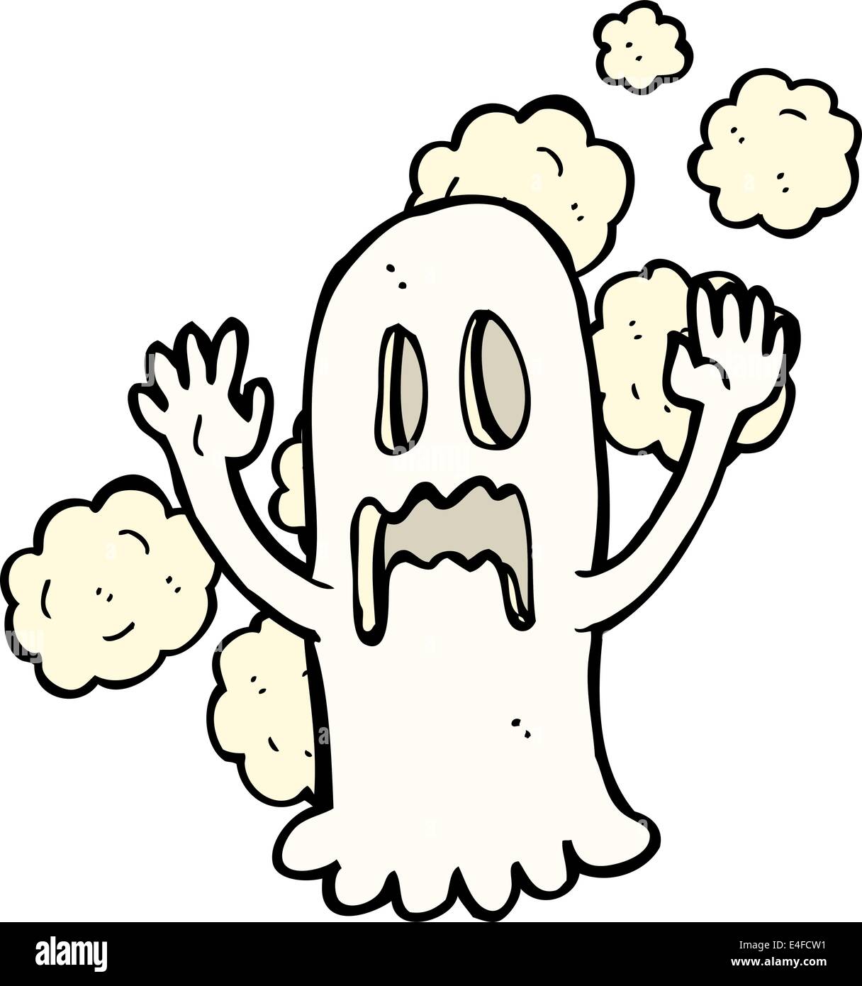 cartoon spooky ghost Stock Vector Image & Art - Alamy
