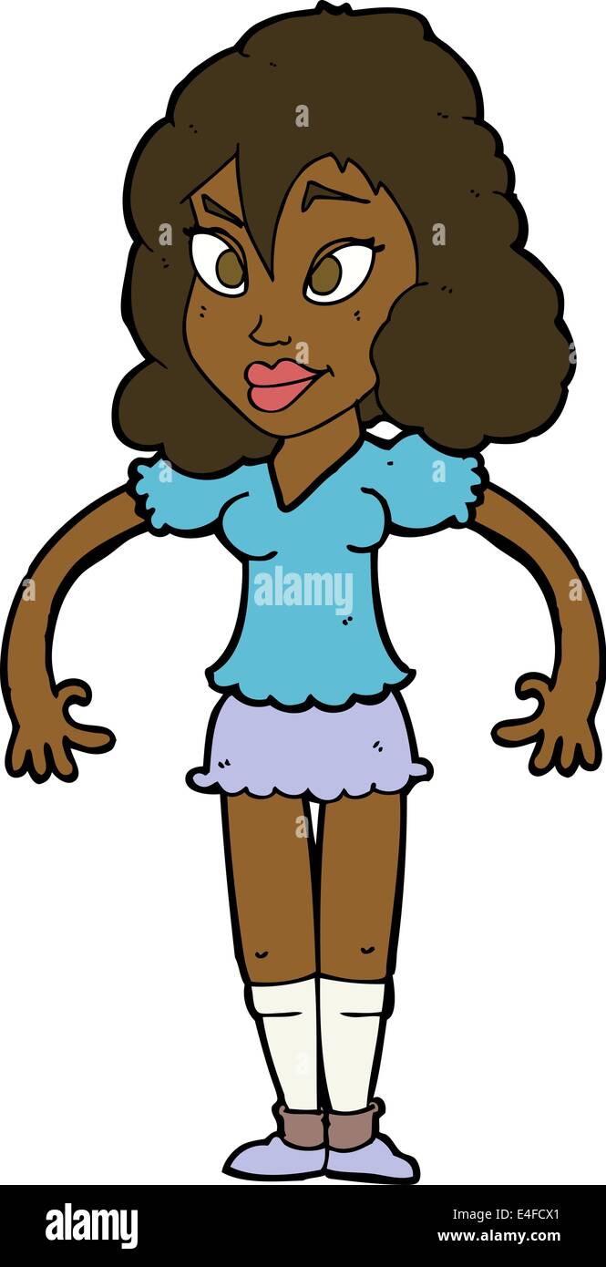 cartoon pretty woman Stock Vector Image & Art - Alamy