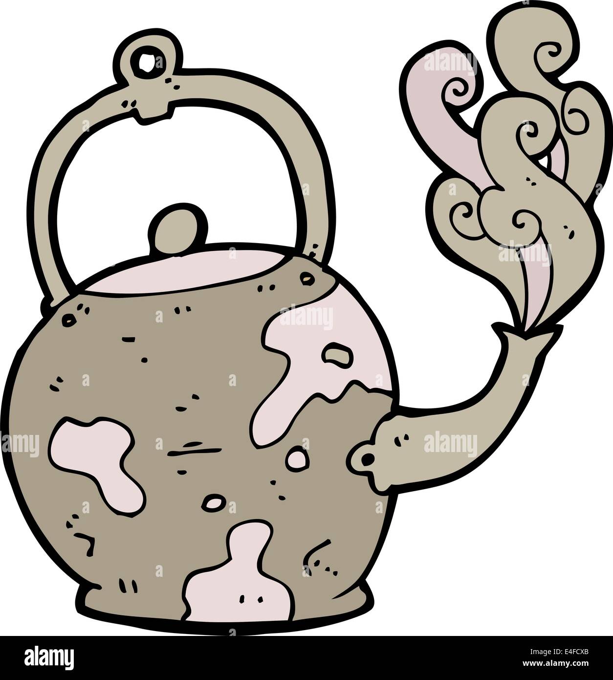 cartoon old tea pot Stock Vector Image & Art - Alamy