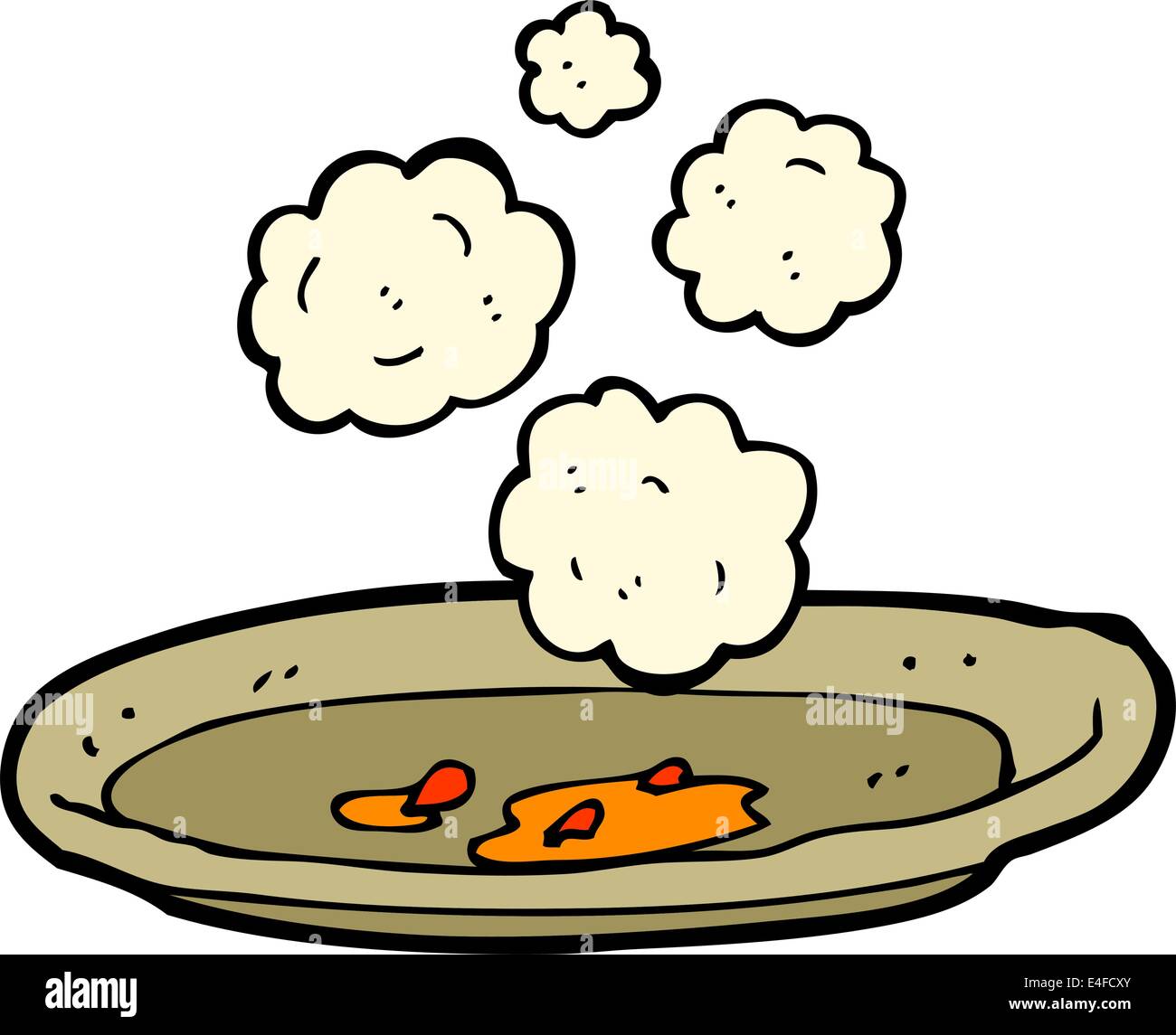 Cartoon empty plate Stock Vector Images - Alamy