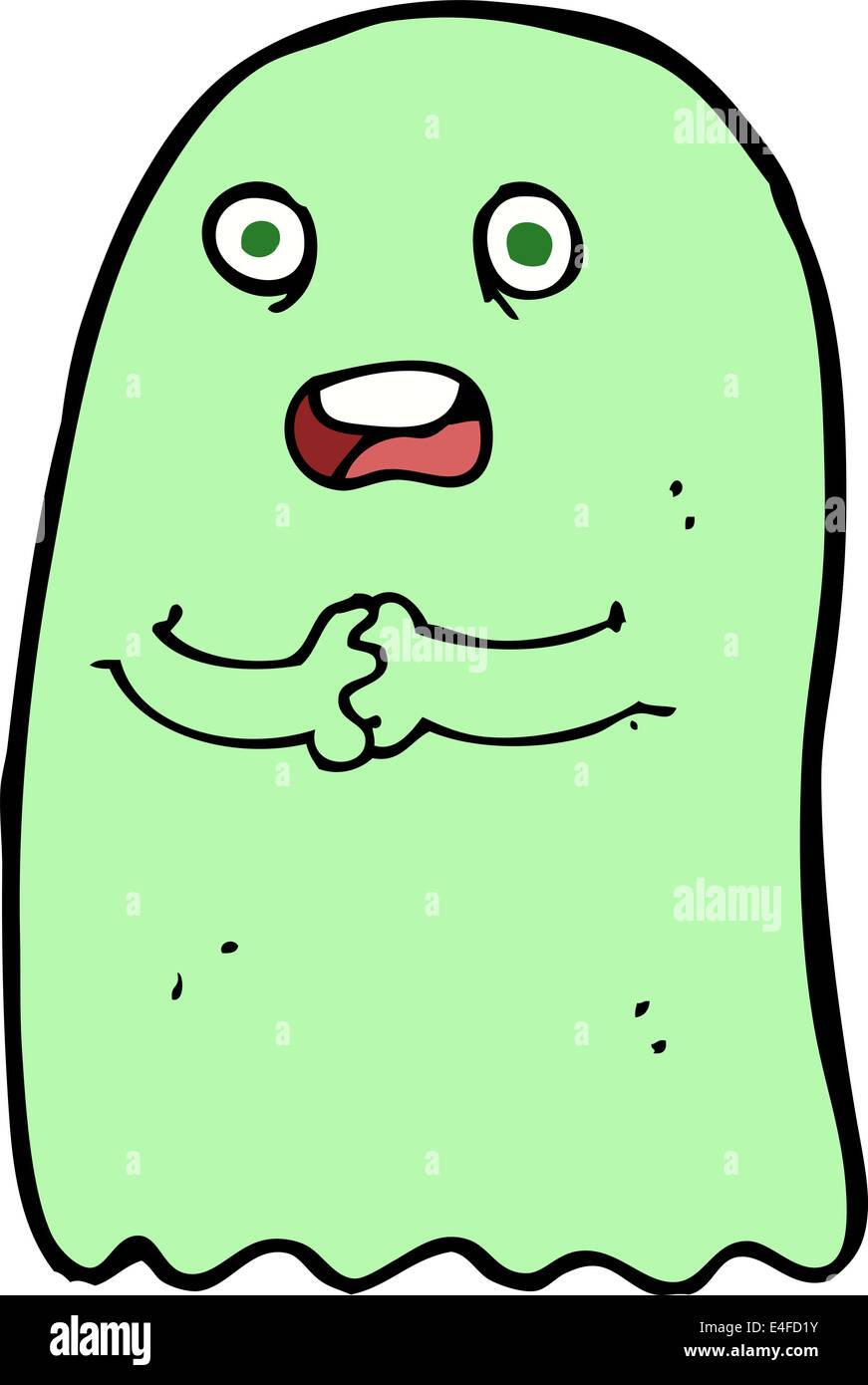 funny cartoon ghost Stock Vector Image & Art - Alamy