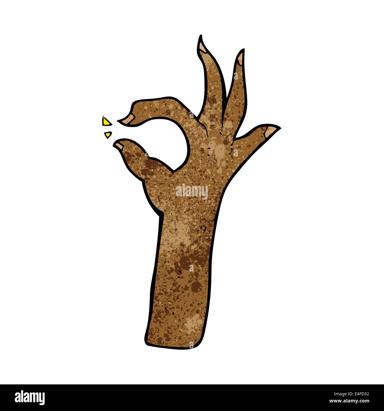 cartoon most excellent hand gesture Stock Vector Image & Art - Alamy