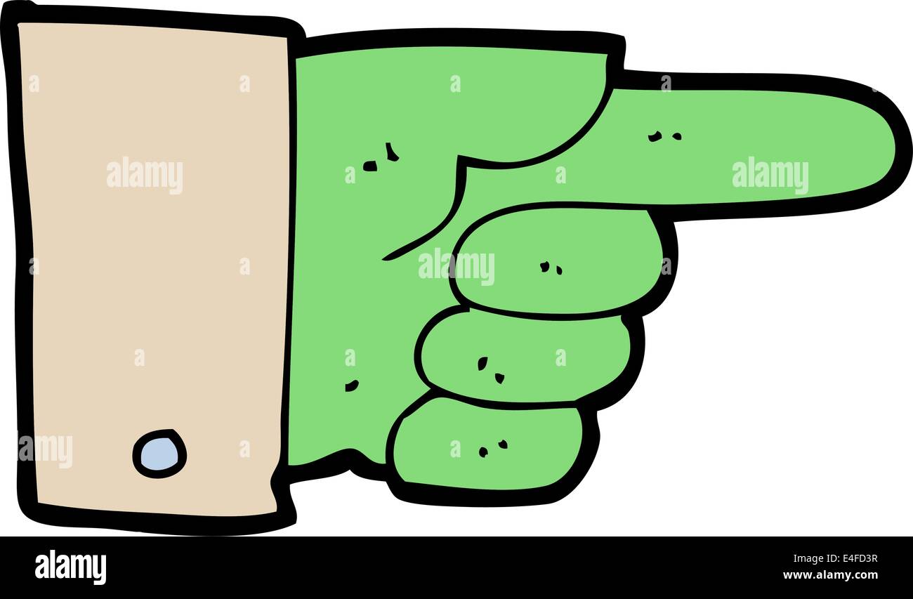 Cartoon pointing zombie hand hi-res stock photography and images - Alamy