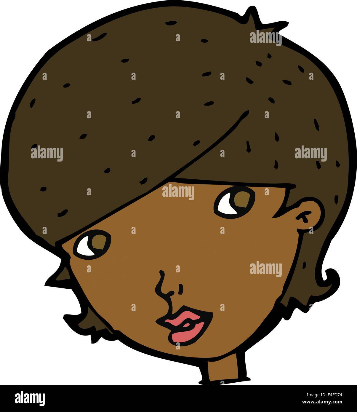 cartoon friendly woman Stock Vector Image & Art - Alamy