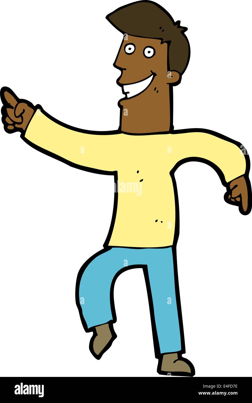cartoon grinning man Stock Vector Image & Art - Alamy