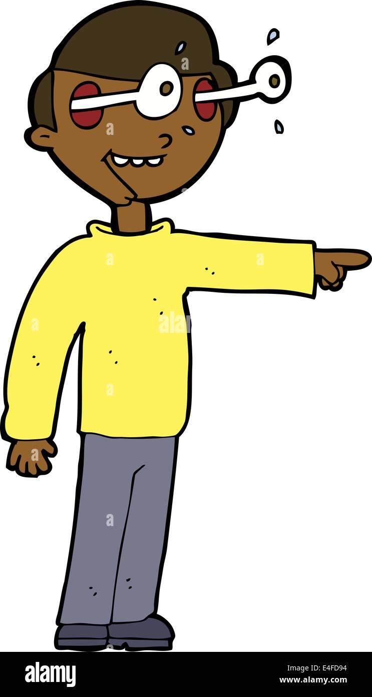 cartoon staring man Stock Vector Image & Art - Alamy
