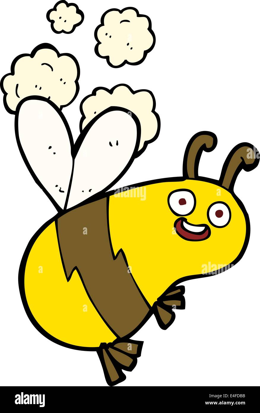 funny cartoon bee Stock Vector Image & Art - Alamy