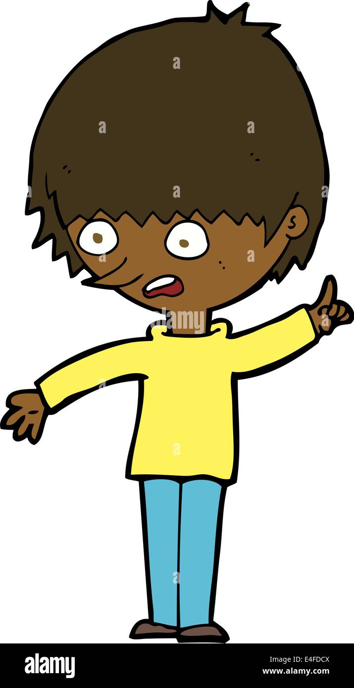 cartoon boy with question Stock Vector Image & Art - Alamy