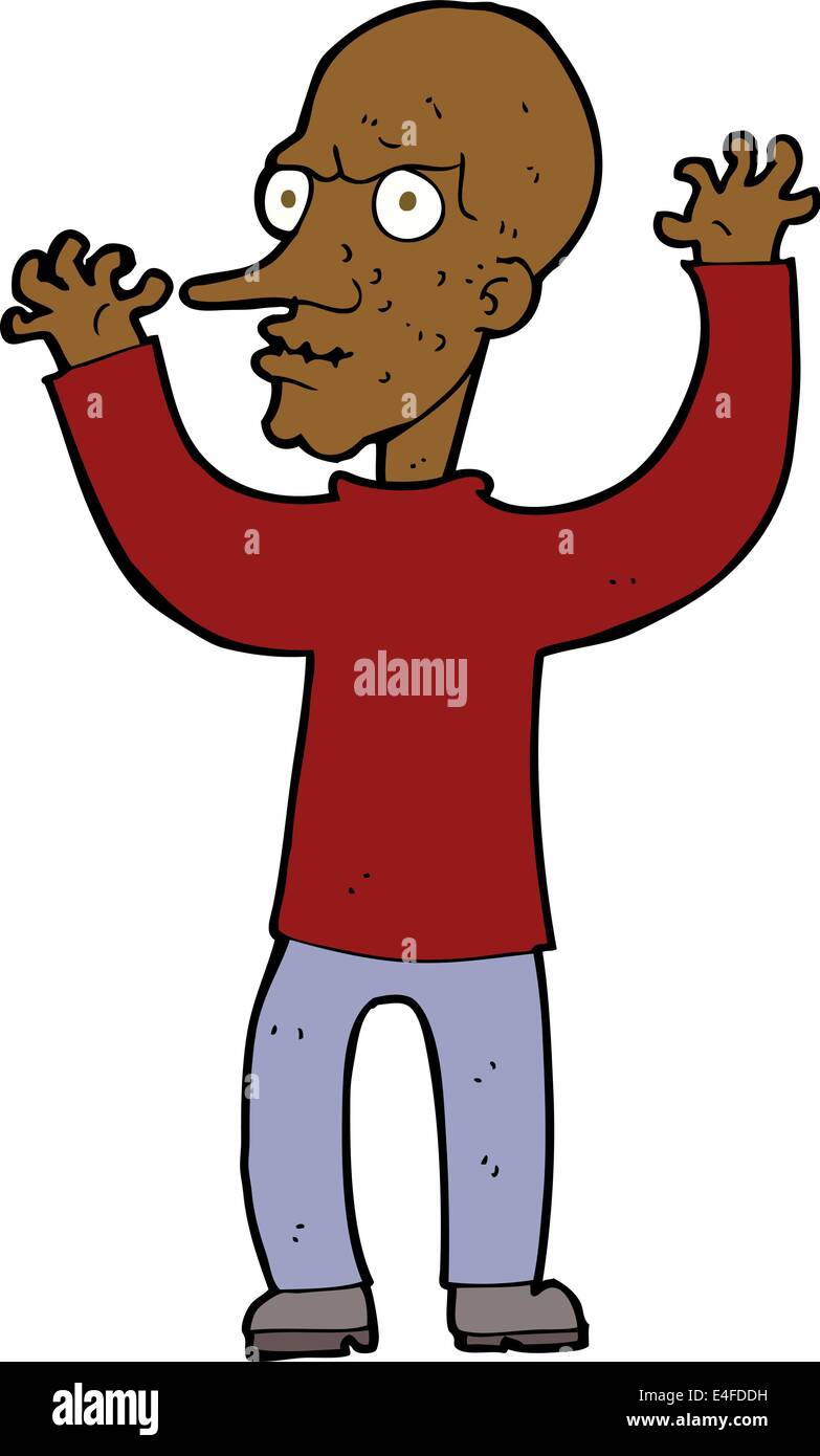 cartoon mean man Stock Vector Image & Art - Alamy