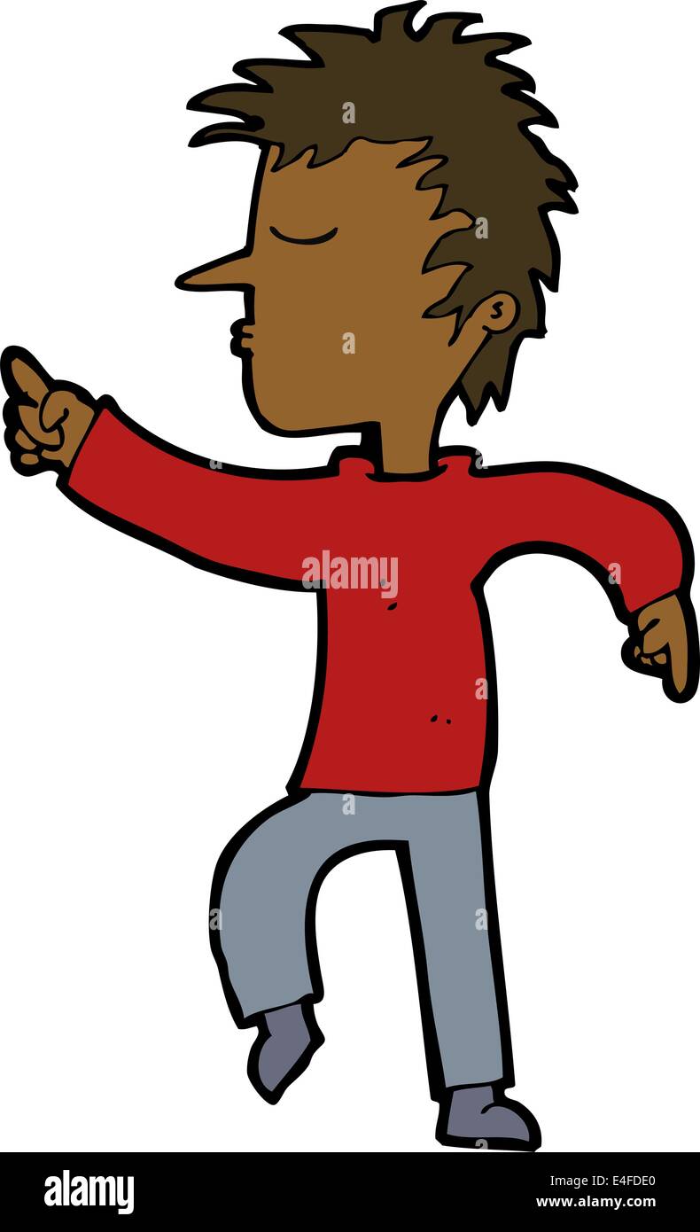 Dancing pointing Stock Vector Images - Alamy