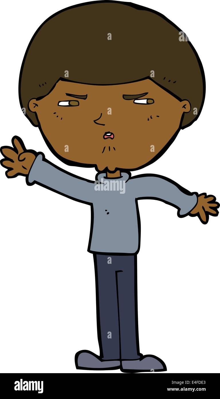 cartoon mean man Stock Vector Image & Art - Alamy