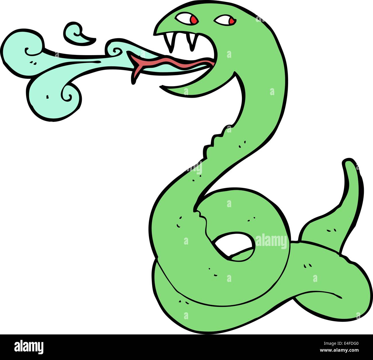 cartoon hissing snake Stock Vector Image & Art - Alamy