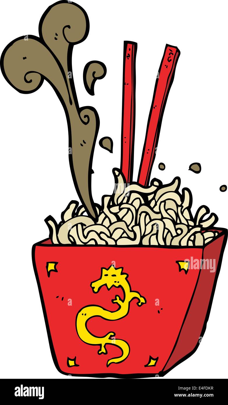 cartoon noodles in box Stock Vector Image & Art - Alamy
