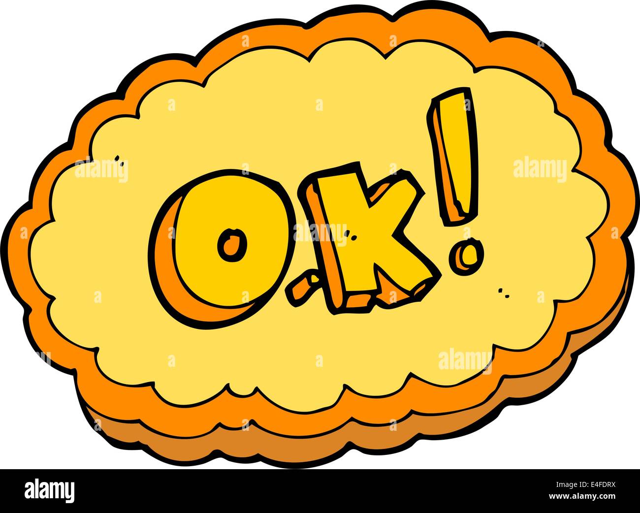 cartoon OK symbol Stock Vector Image & Art - Alamy