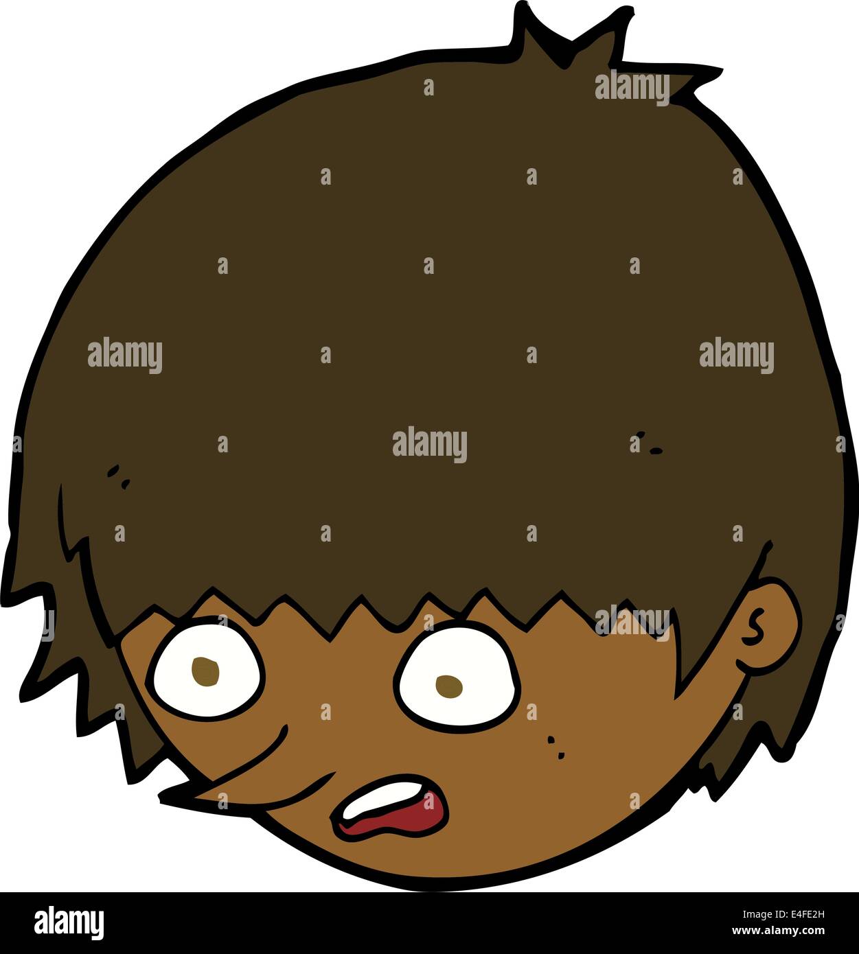 cartoon stressed face Stock Vector Image & Art - Alamy