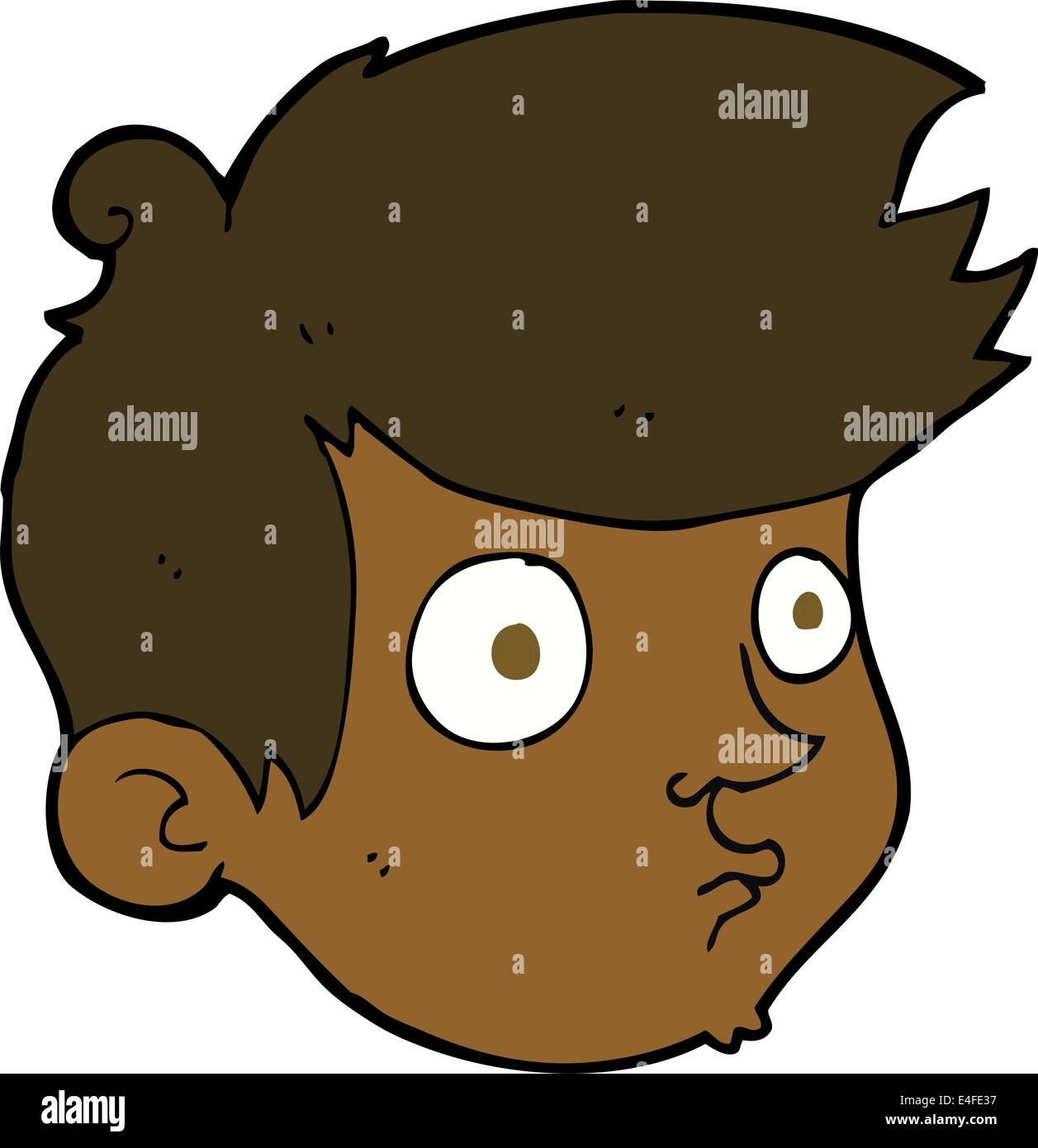 Cartoon boy staring Stock Vector Images - Alamy