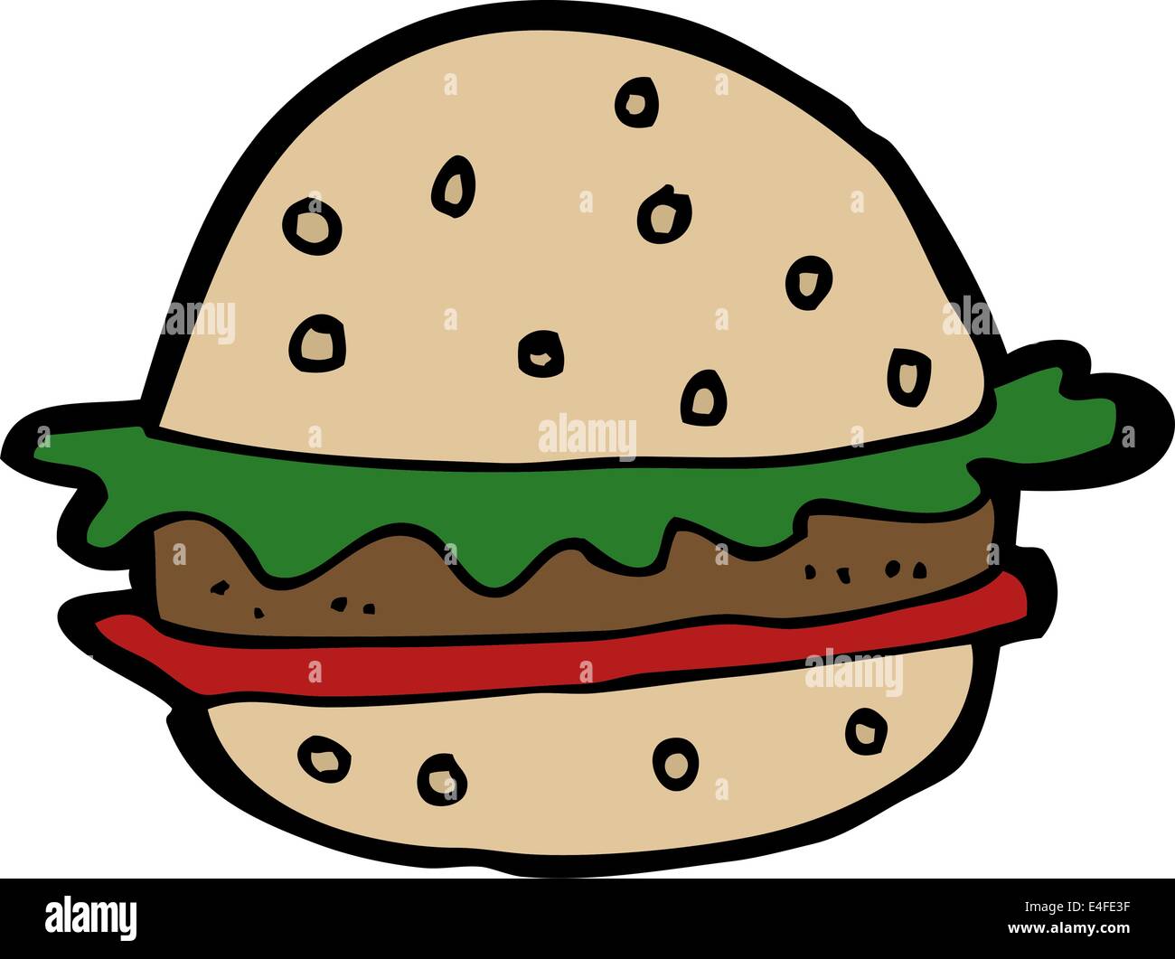 Hamburger beefburger Stock Vector Images - Alamy
