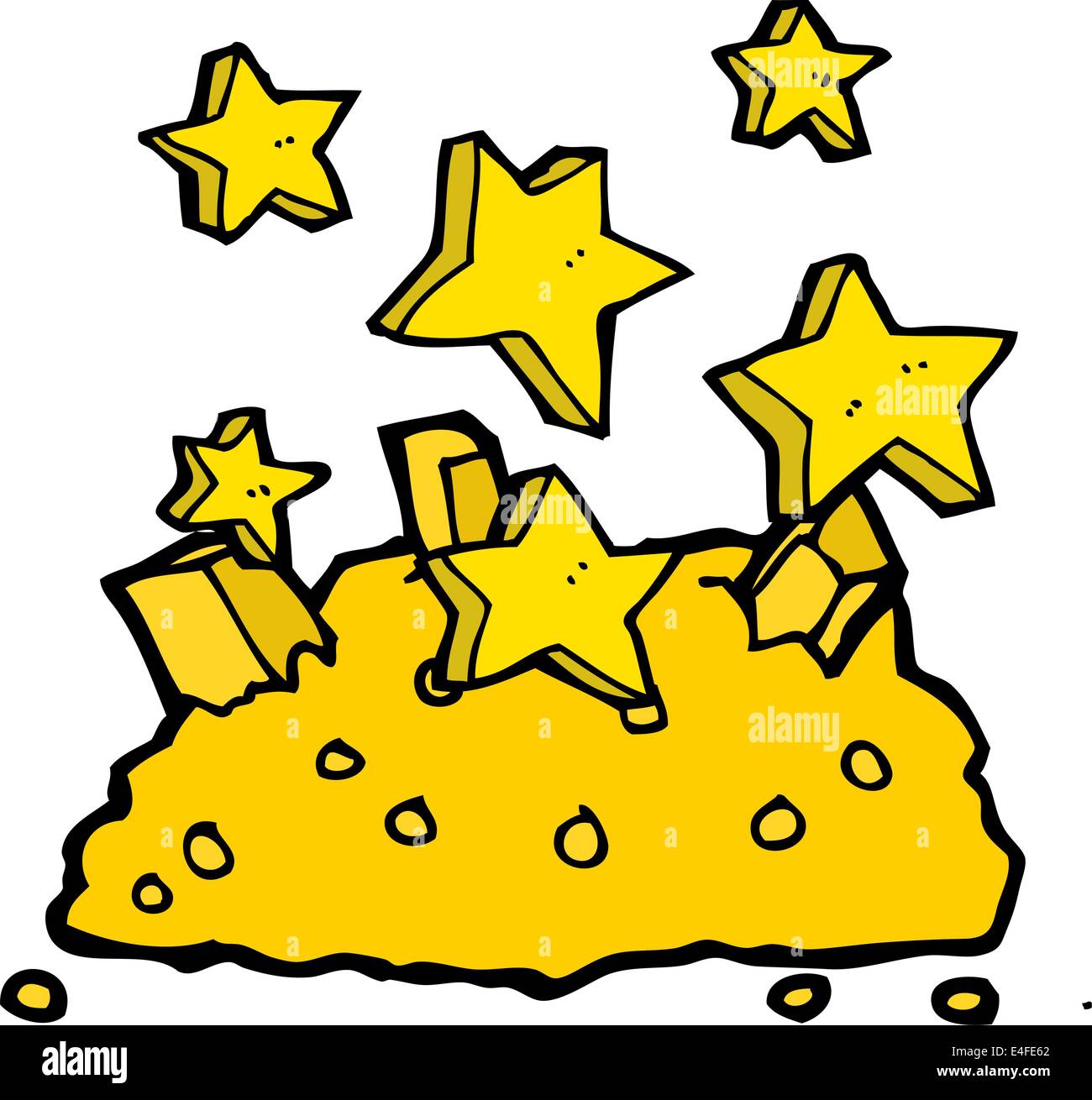 cartoon pile of gold Stock Vector Image & Art - Alamy
