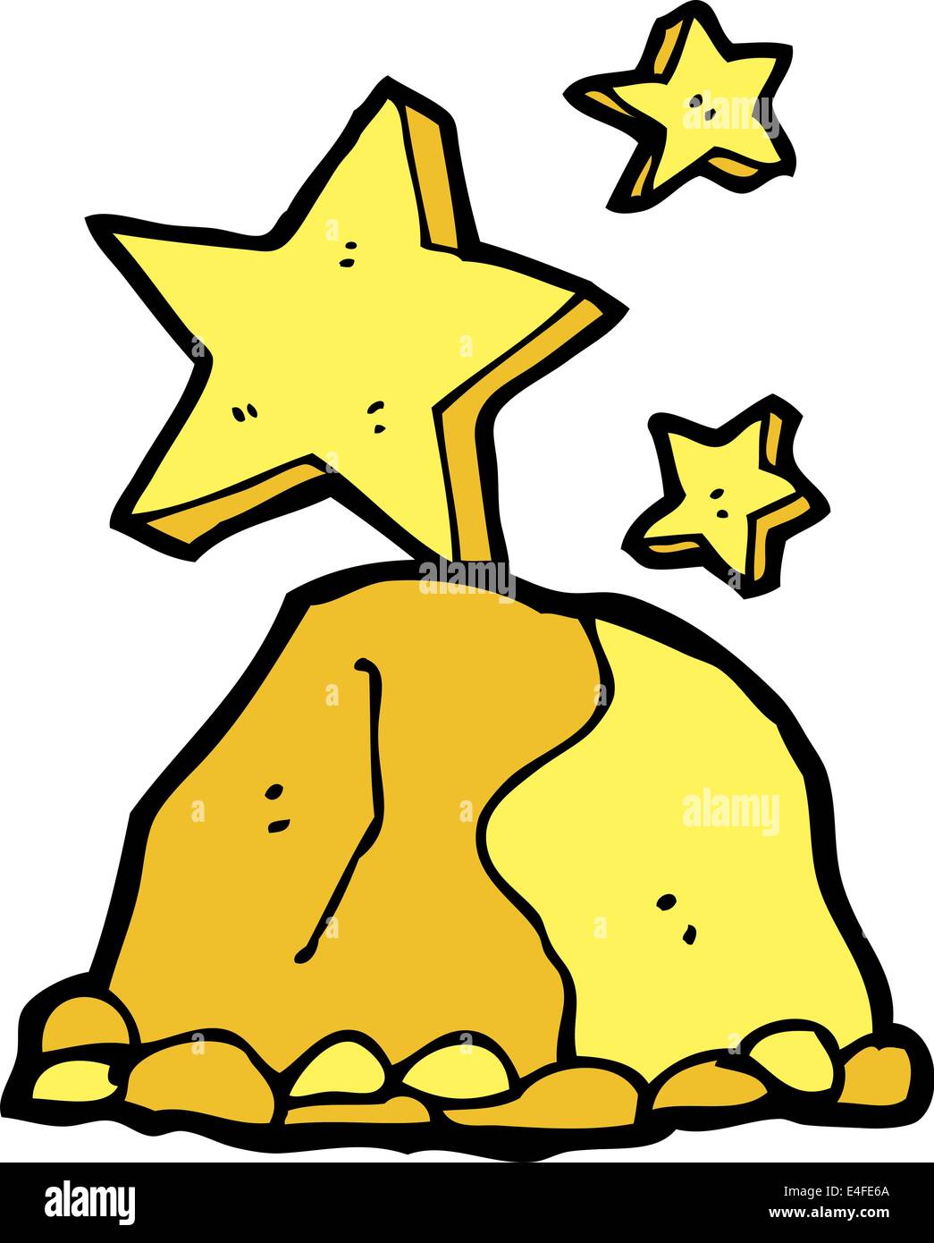 Cartoon gold nugget Stock Vector Images - Alamy