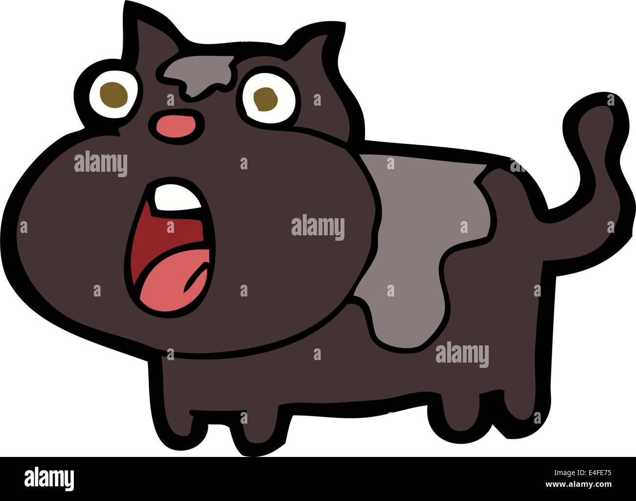 cartoon shocked cat Stock Vector Image & Art - Alamy