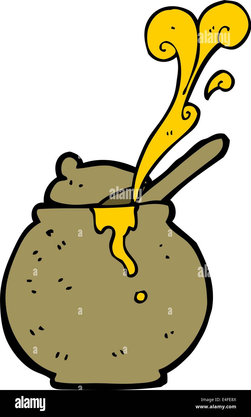 cartoon honey pot Stock Vector Image & Art - Alamy