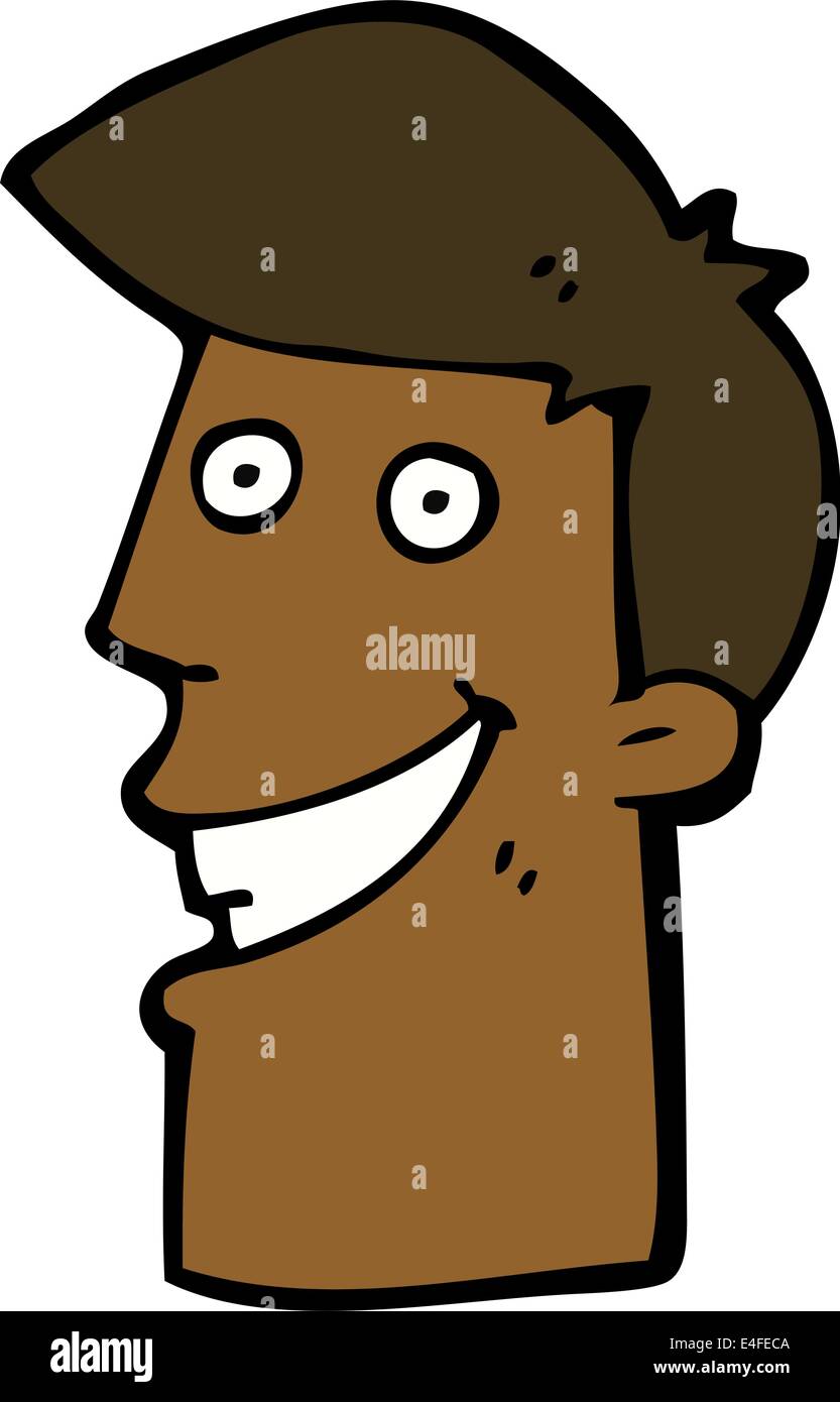 cartoon grinning man Stock Vector Image & Art - Alamy