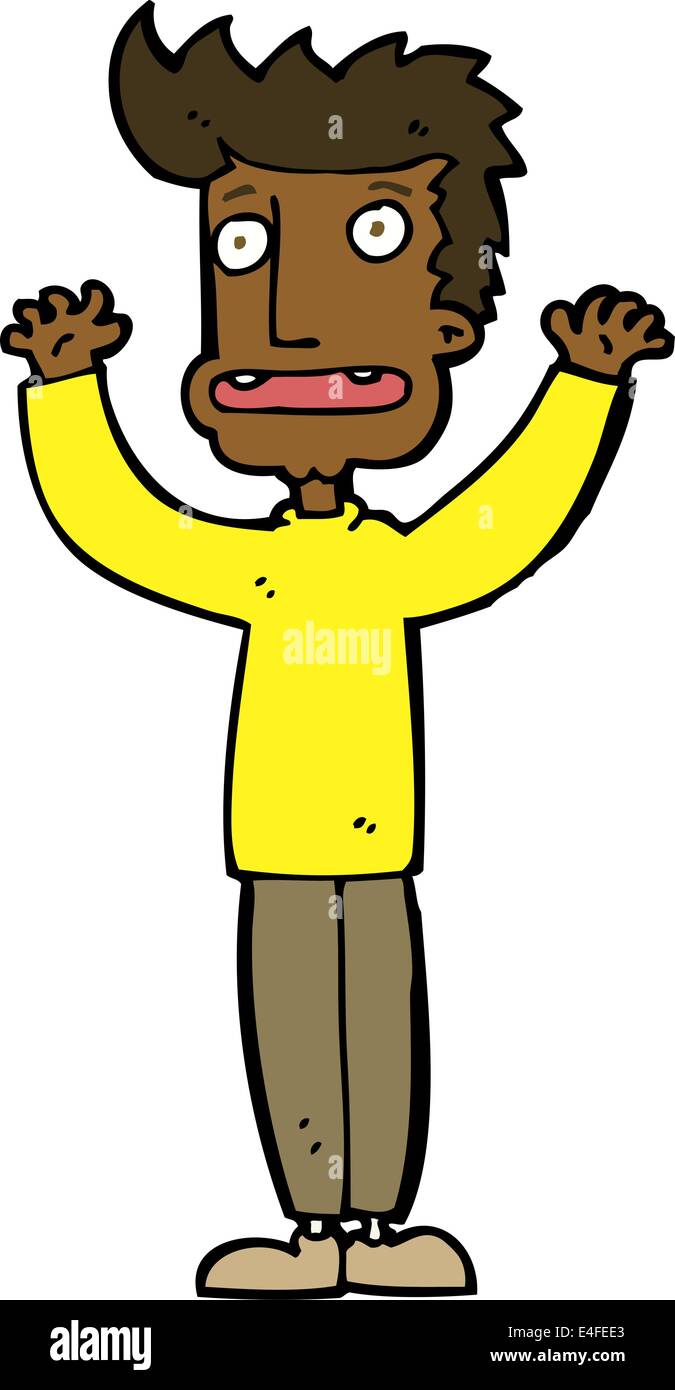 cartoon stressed man Stock Vector Image & Art - Alamy