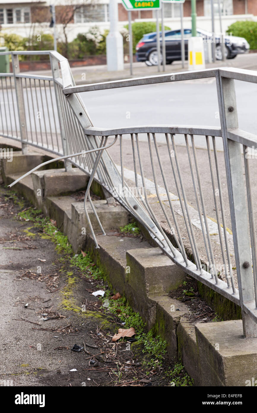 Broken railing hi-res stock photography and images - Alamy