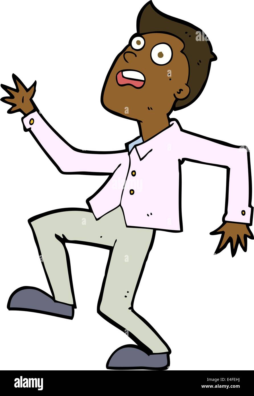 cartoon man panicking Stock Vector Image & Art - Alamy