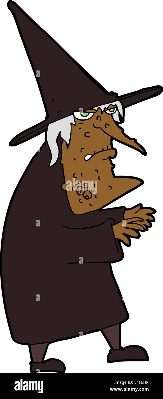 Cartoon ugly old witch hi-res stock photography and images - Alamy