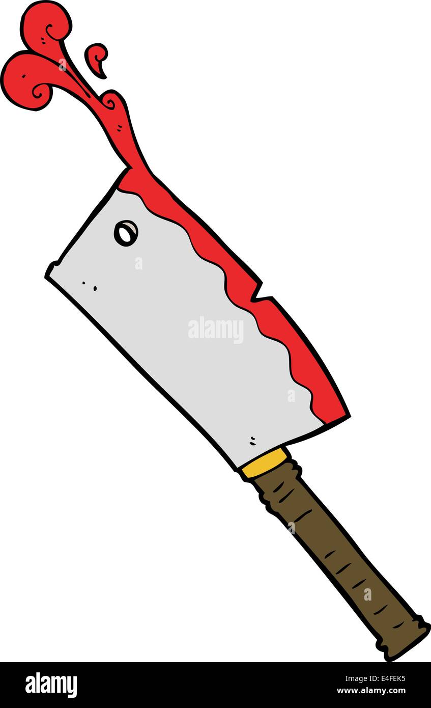 cartoon meat cleaver Stock Vector Image & Art - Alamy