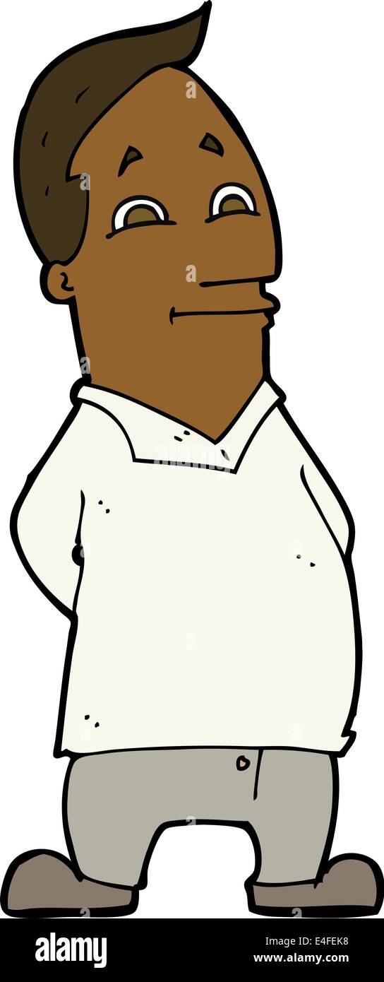 cartoon friendly man Stock Vector Image & Art - Alamy