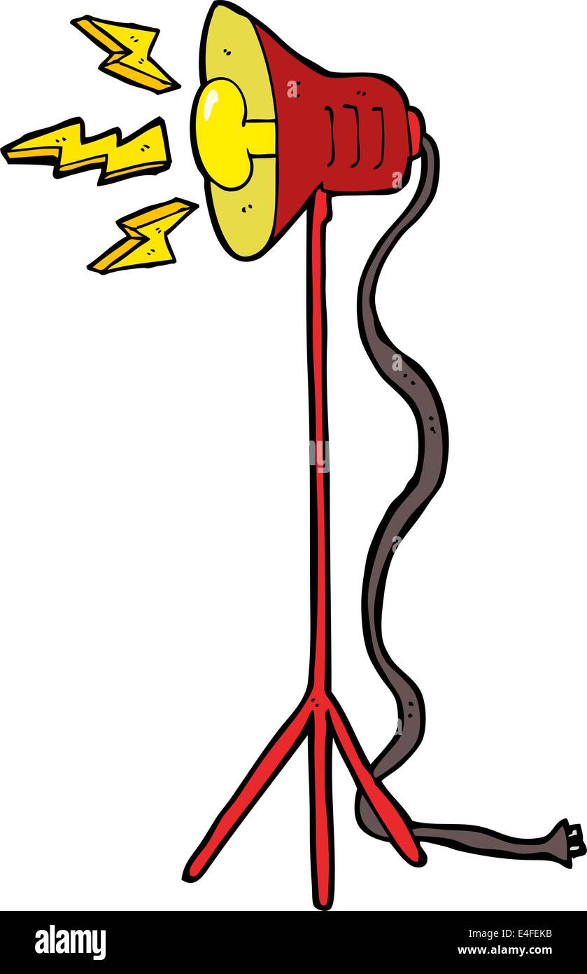 cartoon studio lamp shining Stock Vector Image & Art - Alamy