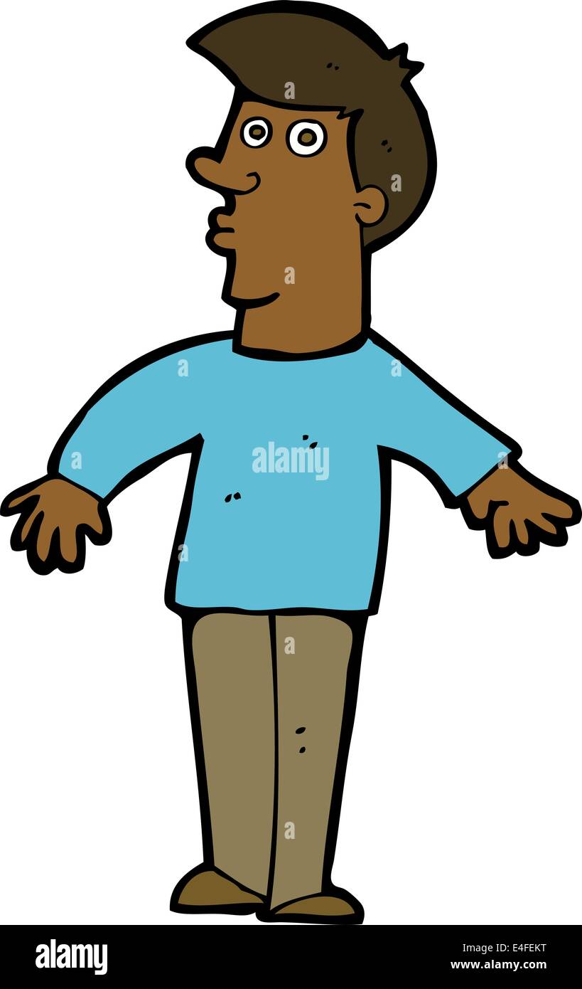 cartoon surprised man Stock Vector Image & Art - Alamy