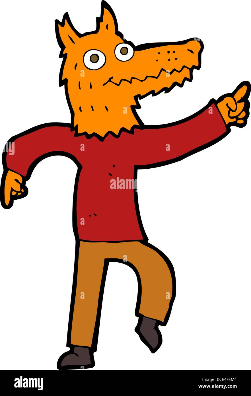 cartoon fox man Stock Vector Image & Art - Alamy