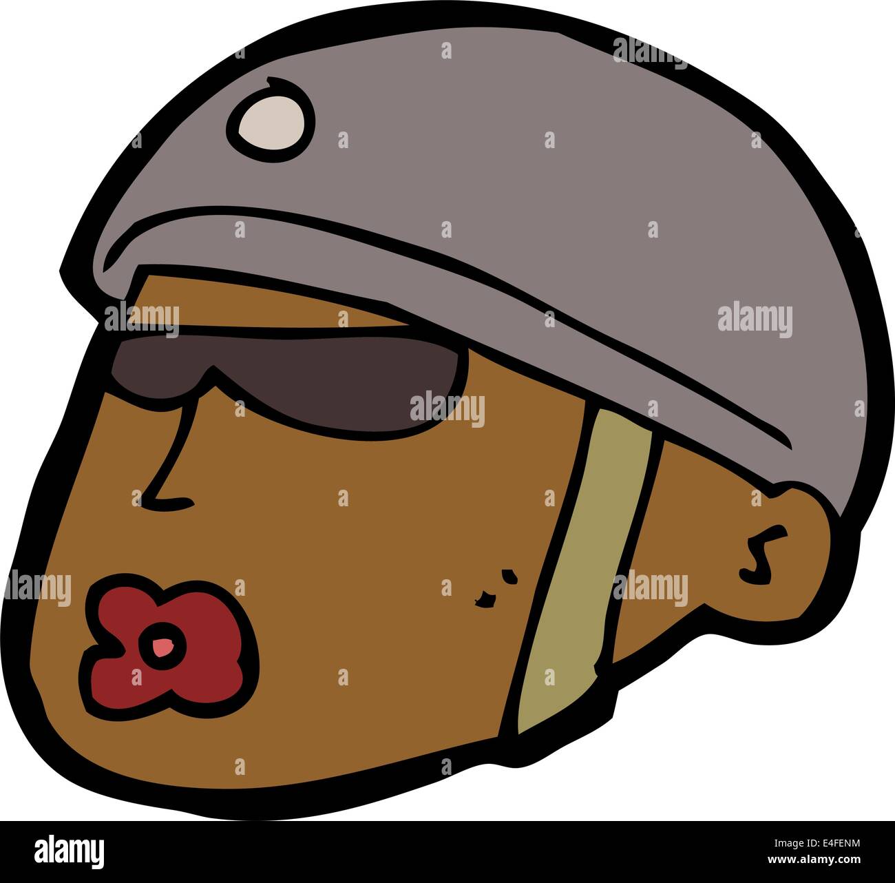 Policeman head Stock Vector Images - Alamy