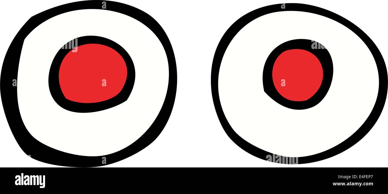 cartoon red eyes Stock Vector Image & Art - Alamy