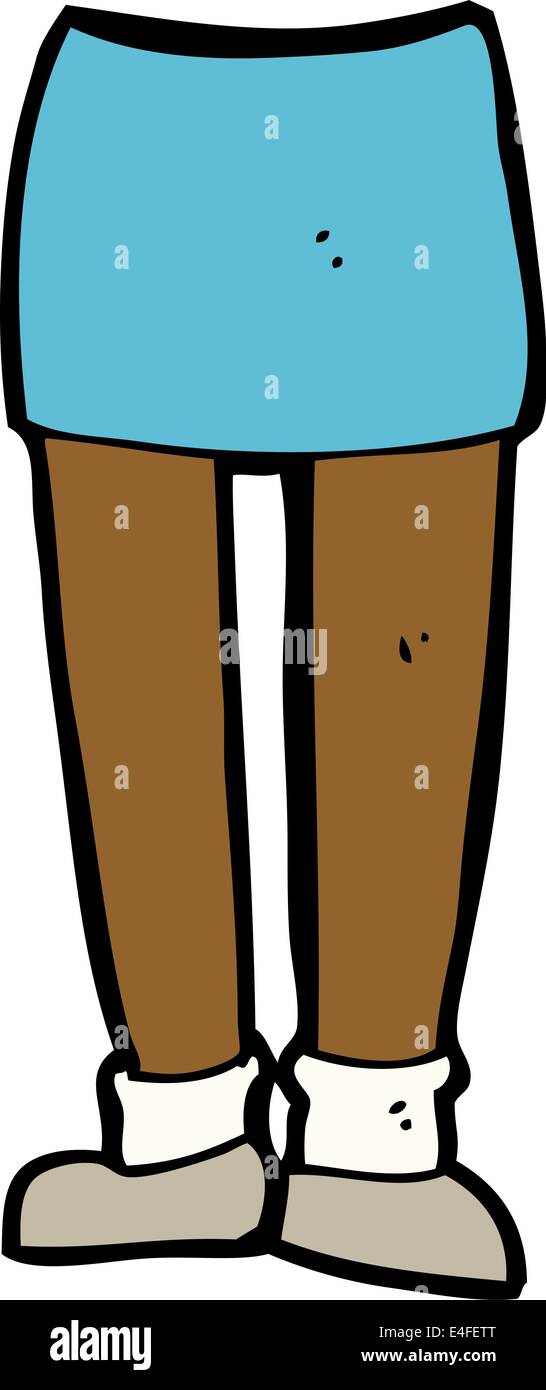 Skirt legs Stock Vector Images - Alamy
