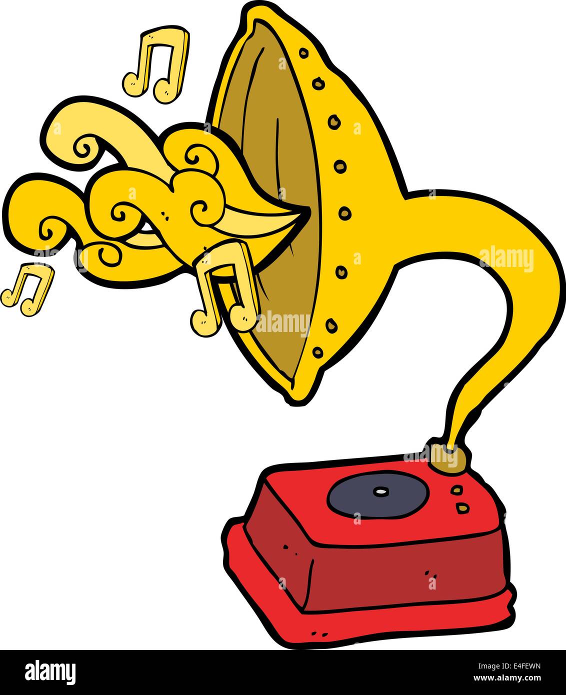 Cartoon phonograph hi-res stock photography and images - Alamy