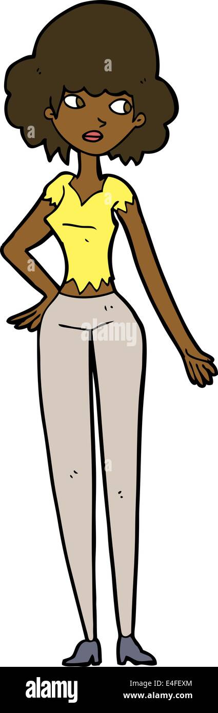 cartoon pretty woman Stock Vector Image & Art - Alamy