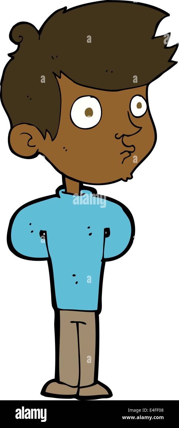cartoon boy staring Stock Vector Image & Art - Alamy